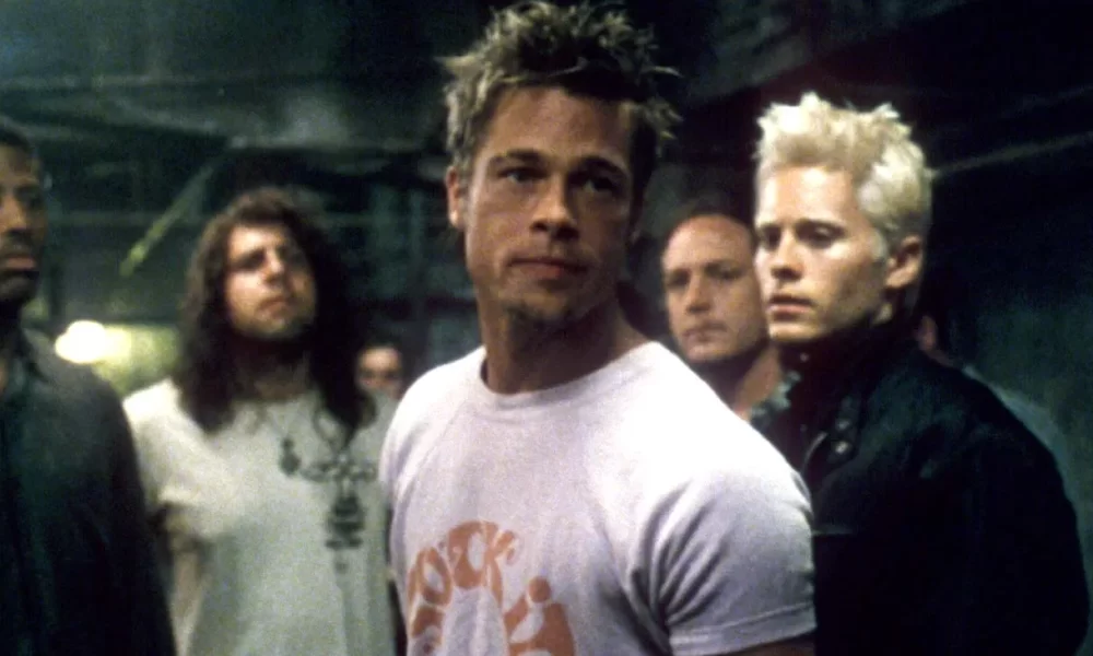 Fight Club di David Fincher, con Brad Pitt ed Edward Norton ...