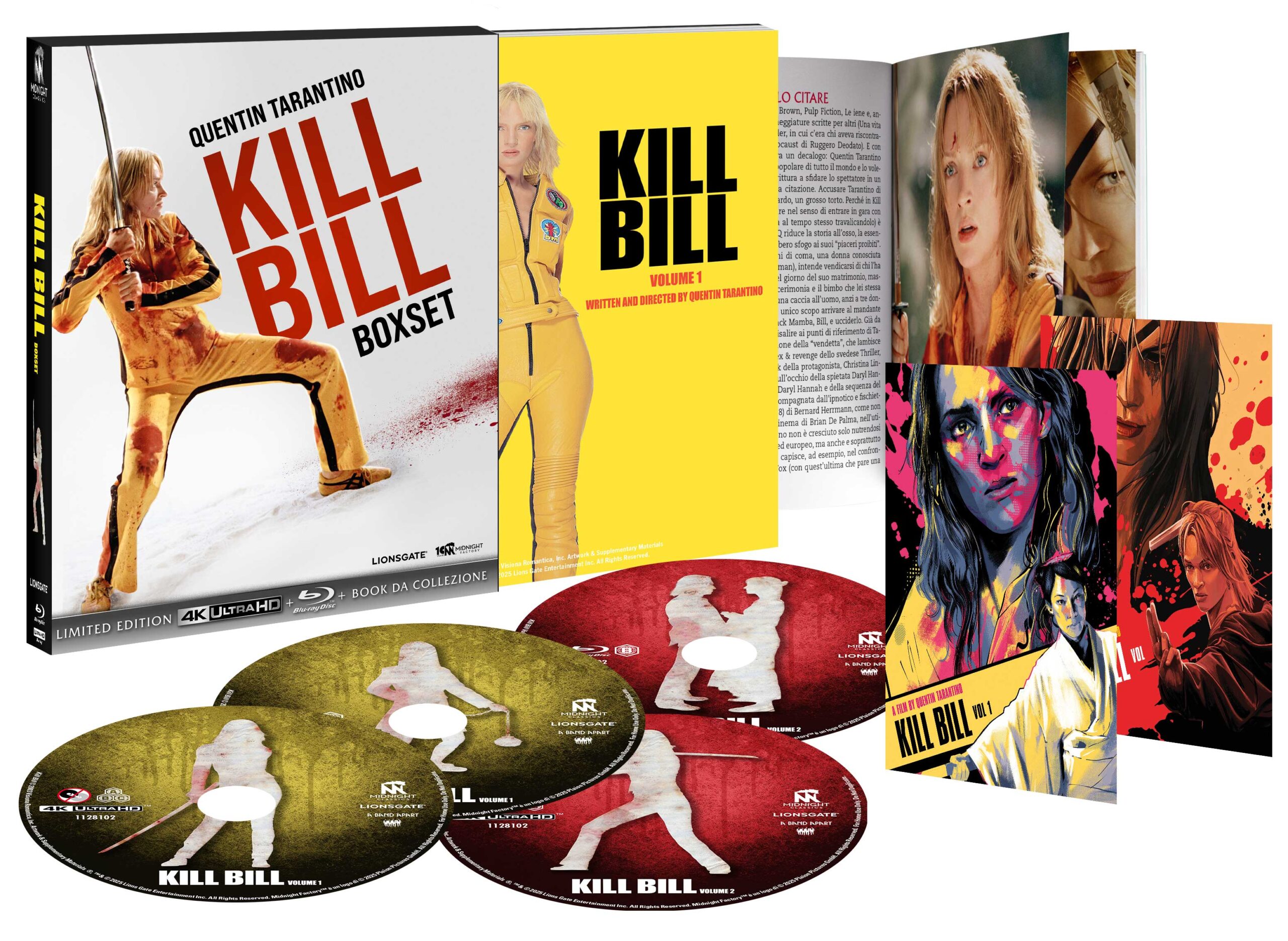 ‘Kill Bill boxset’ in home video - Taxidrivers.it